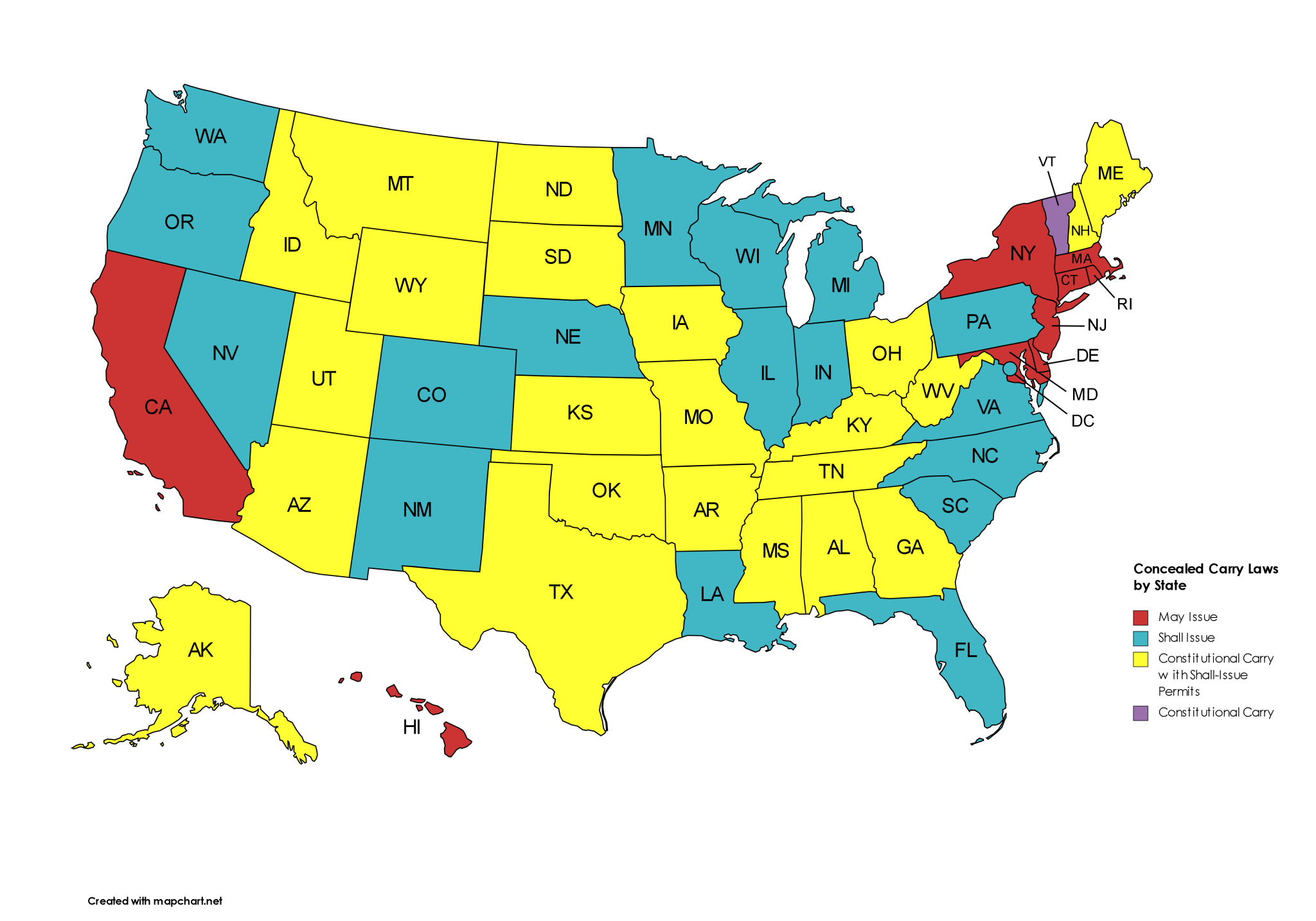 Concealed Carry Laws by State [2023] - Athlon Outdoors Exclusive ...